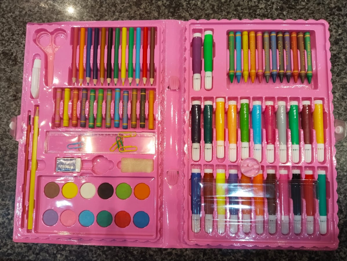 kids colouring kit kids color box Art color set kids gift boys and ...