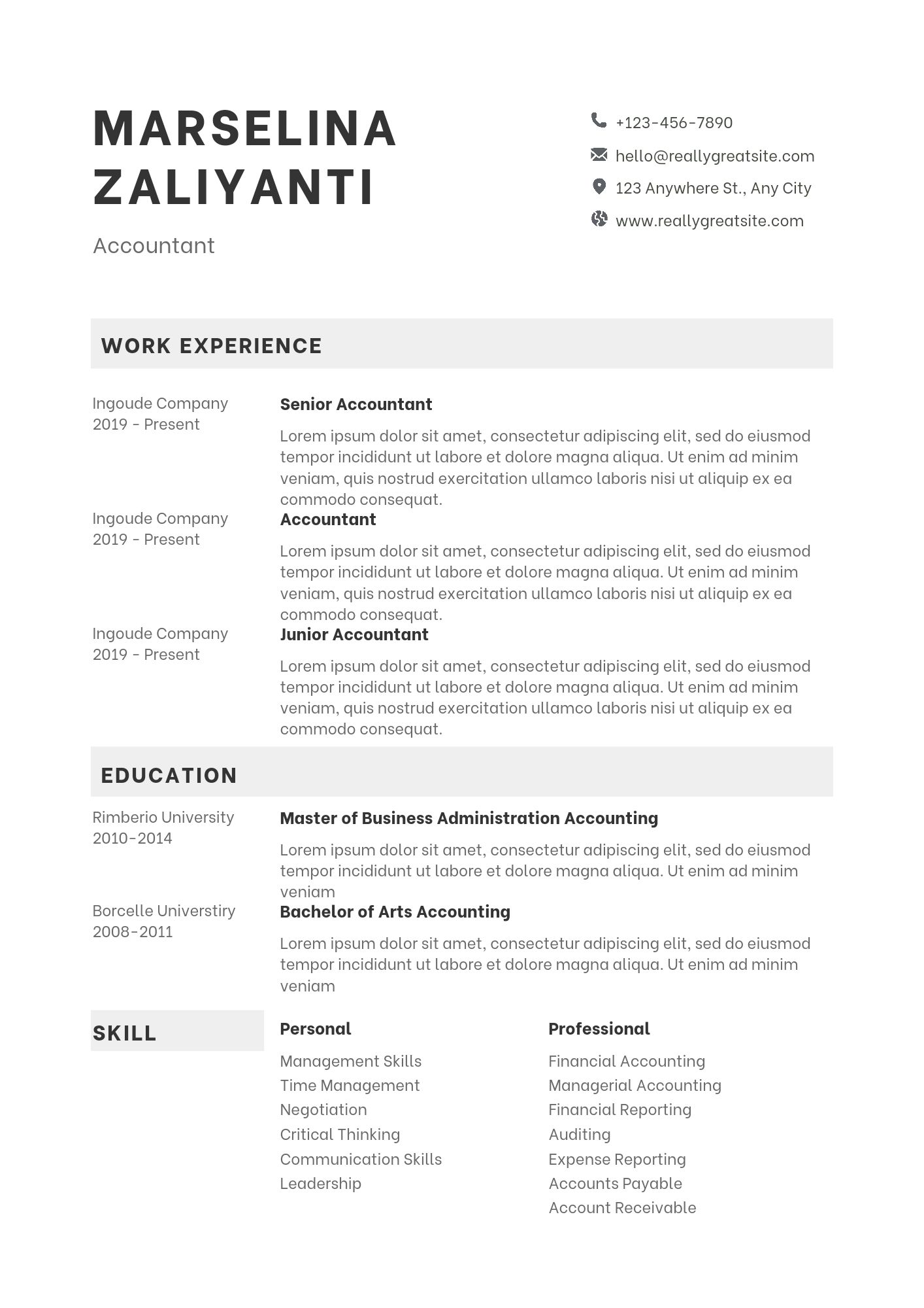 Professional Look CV Resume Multi Designs available | Daraz.pk