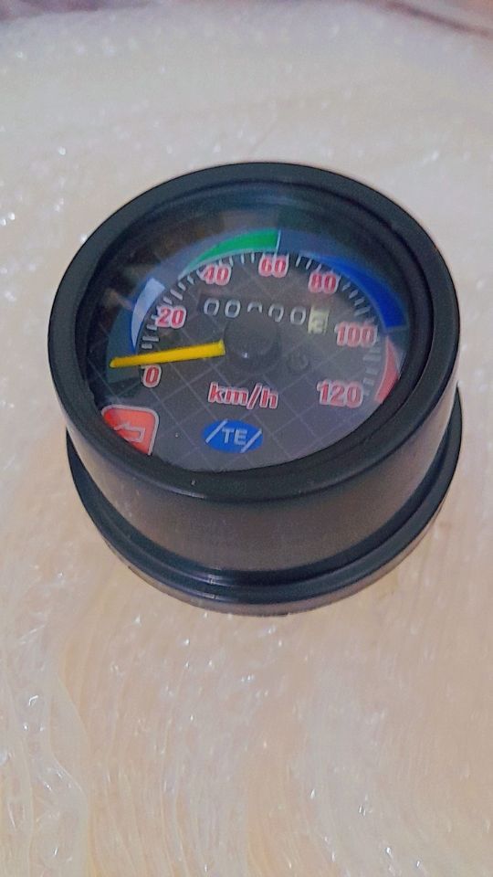 Fancy Round Meter Speedometer for Motorcycle Universal Fit 70cc / 125cc ...