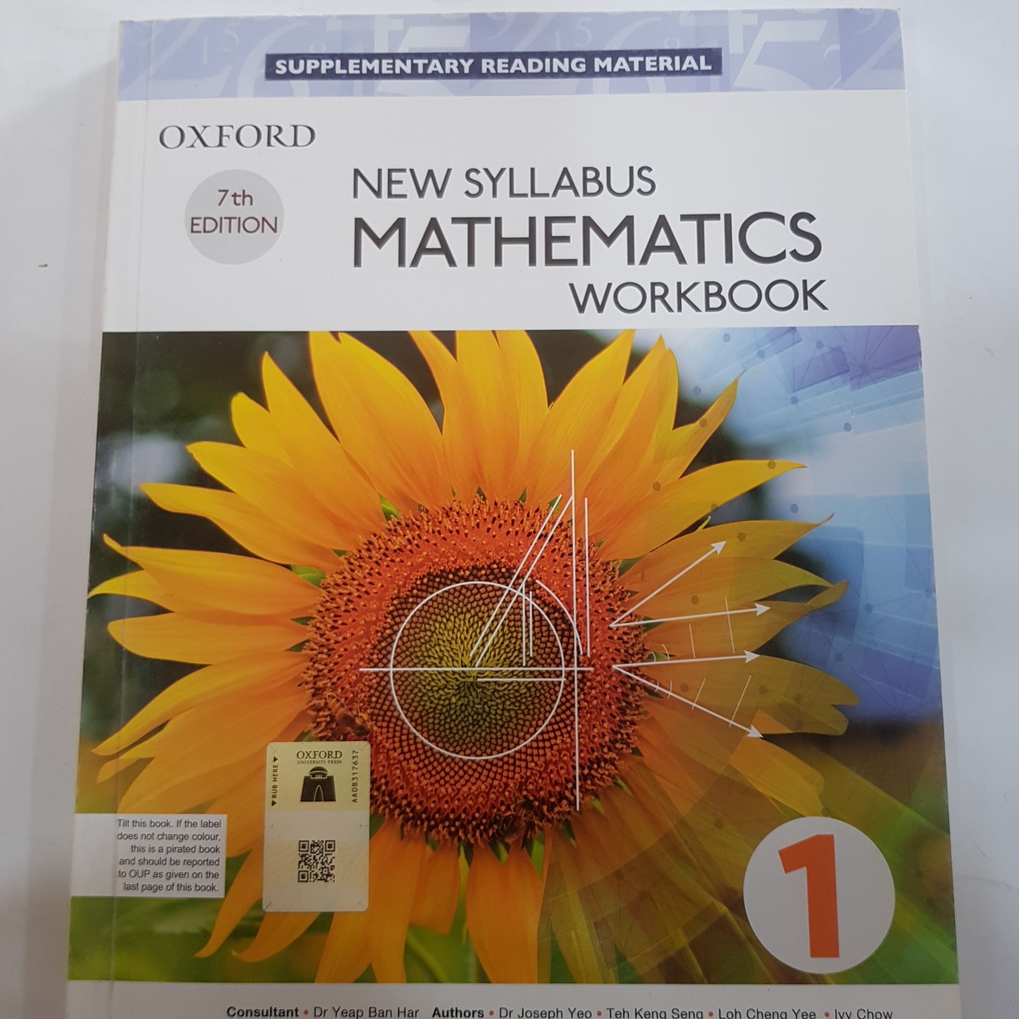 OXFORD NEW SYLLABUS MATHEMATICS WORKBOOK 1 7TH EDITION BY DR YEAP BAN ...