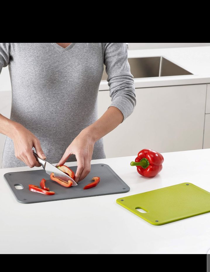Chop cutting Board Set with Storage Case 3M Adhesive wall and Cabinate ...