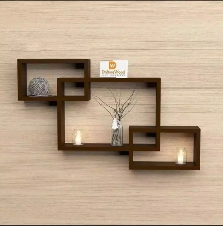 Wall mounted shelf Box intersecting shelves Wall decoration shelves 6 ...