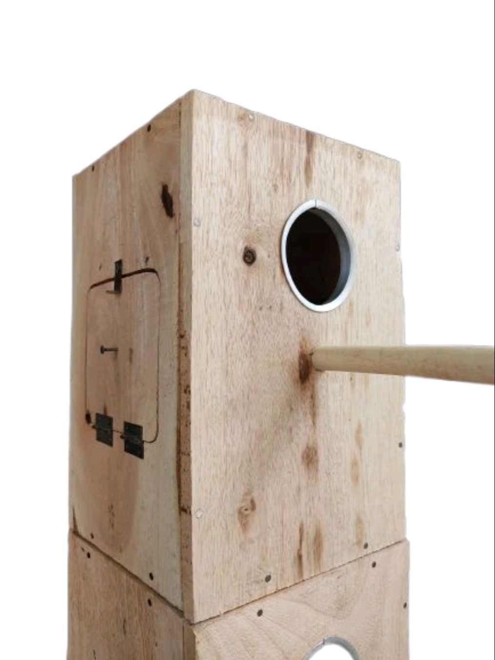 Parakeet Nesting Box Bird House lovebirds Wooden Breeding Cage Parrot ...