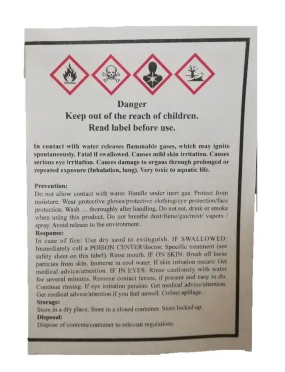 Aluminum Phosphide Tablets Bed Bugs Killer 30 Tablets | Daraz.pk