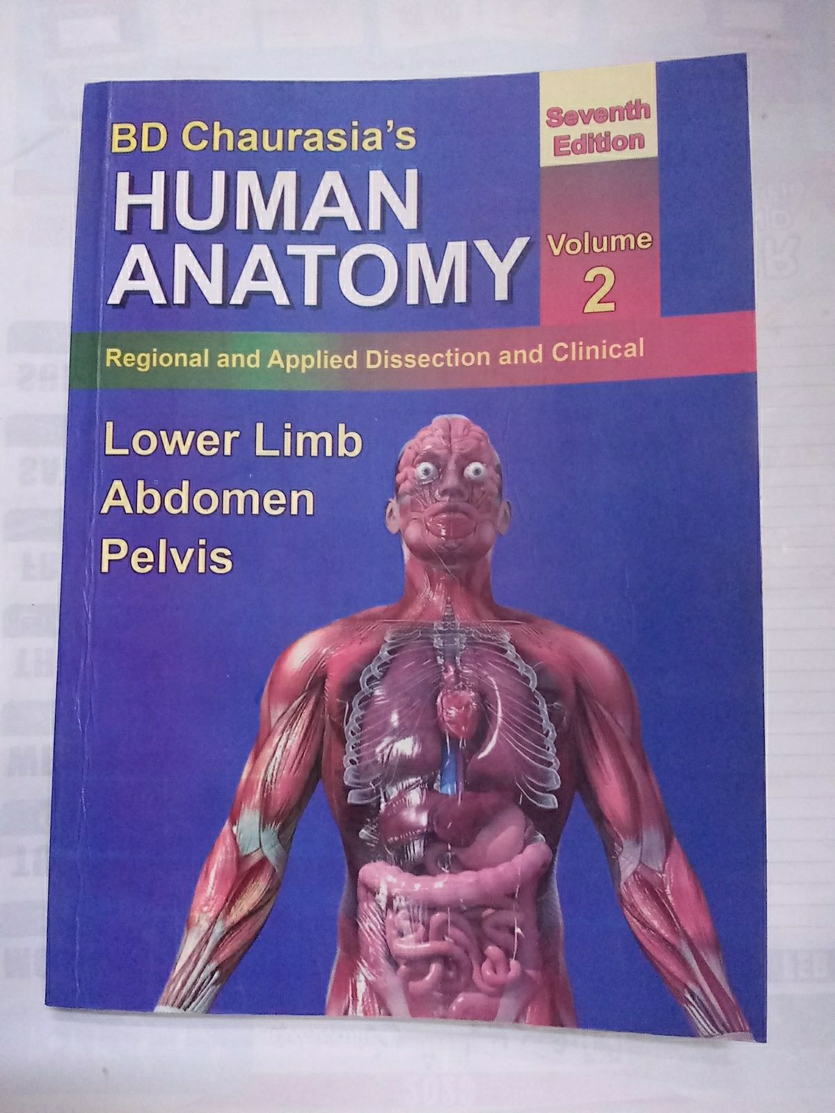 HUMAN ANATOMY VOLUME 2 LOWER LIMB ABDOMEN PELVIS 7TH EDITION BY BD ...