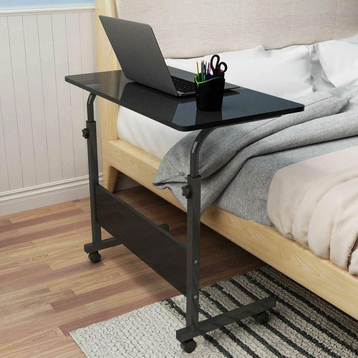 Laptop Study Side Table with Adjustable Height, Adjustable Height ...