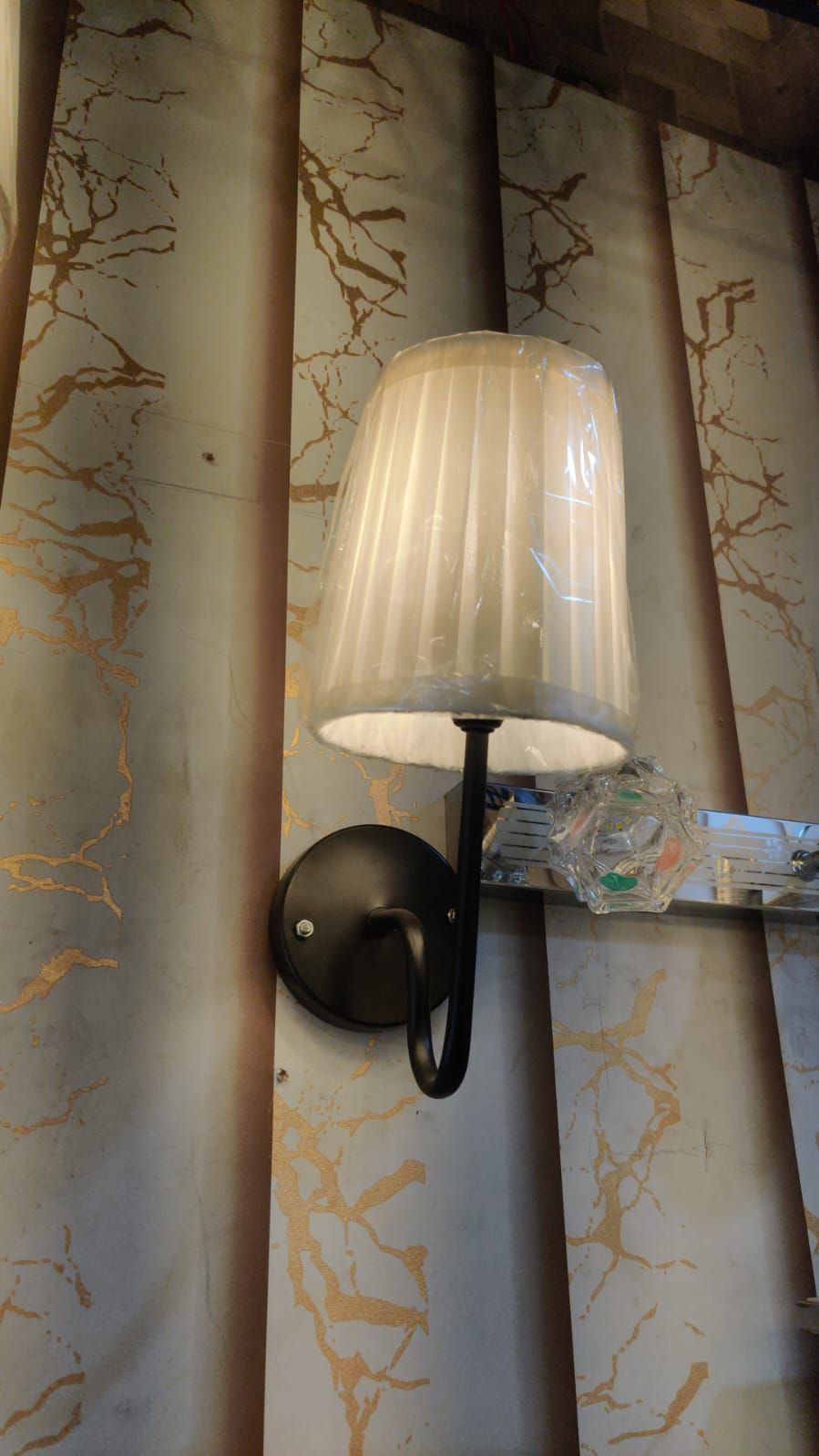 Lamp Shade AB Brass Wall Lights Almunium Frame (Washable Frame ...