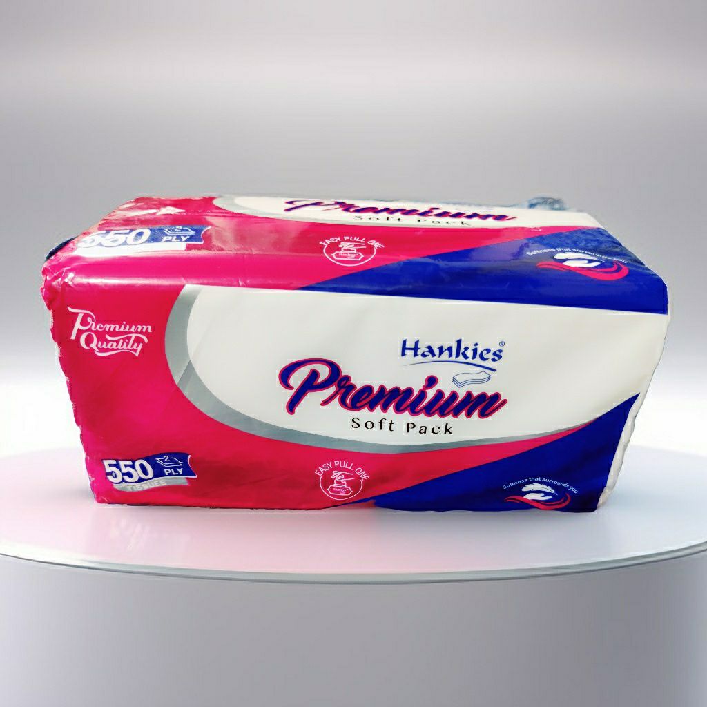 Premium tissue paper,hankies 550 tissues,2ply soft pack,super soft ...