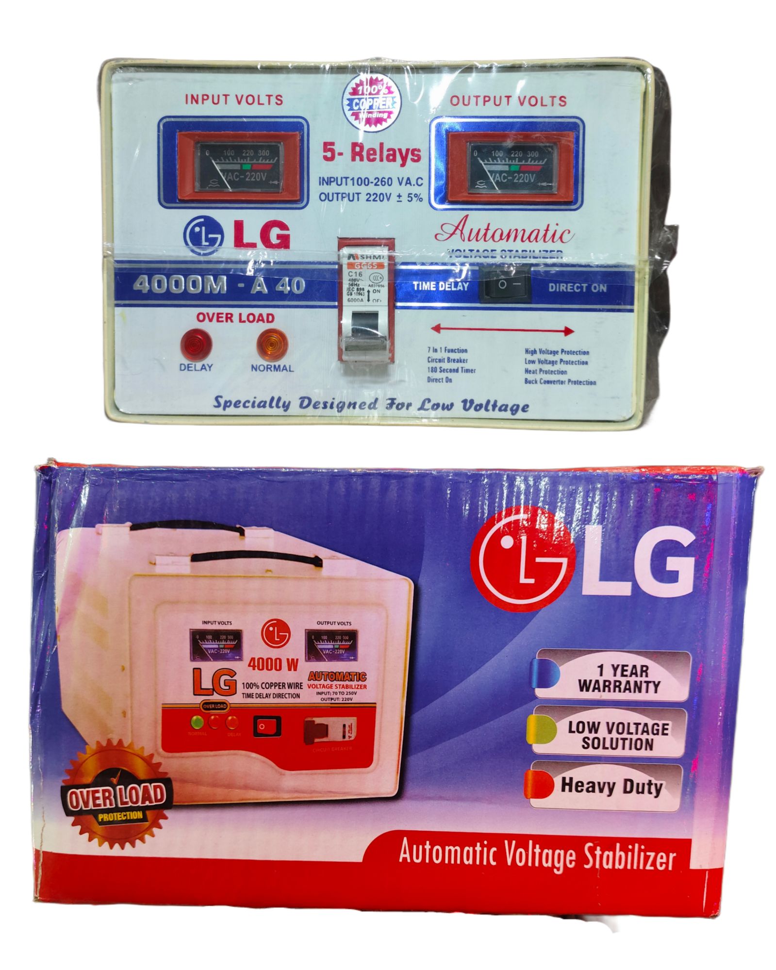AC Universal Syabilizer For Fridge LG 4000W Automatic Voltage ...