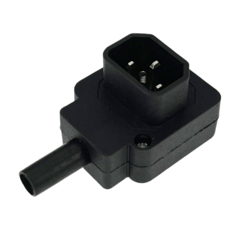 Black Elbow C15 C13 C14 Power Cord Wiring Power Plug Assemble IEC ...