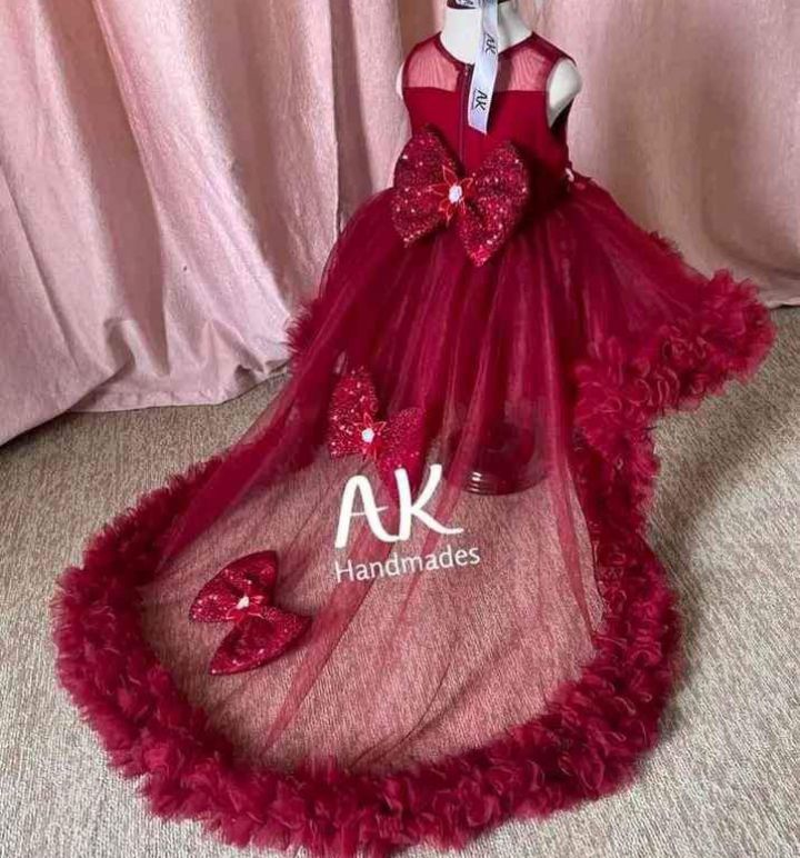 princess tail frock | Daraz.pk