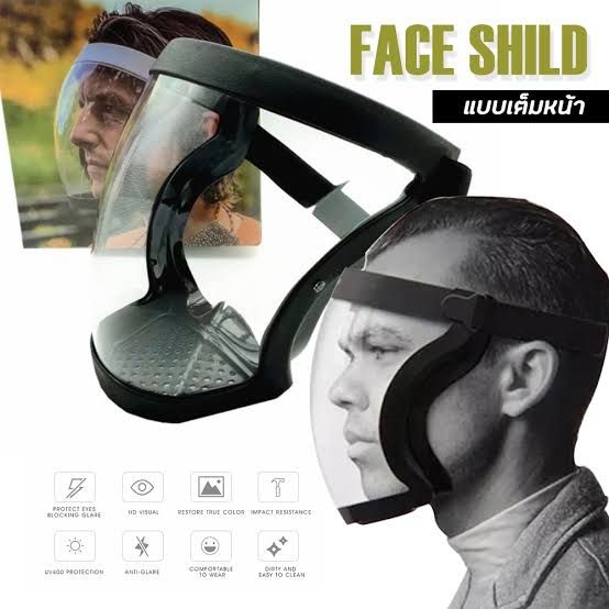 Face Shield Mask Anti-Fog Face Visor Safety Protector Active Shield ...