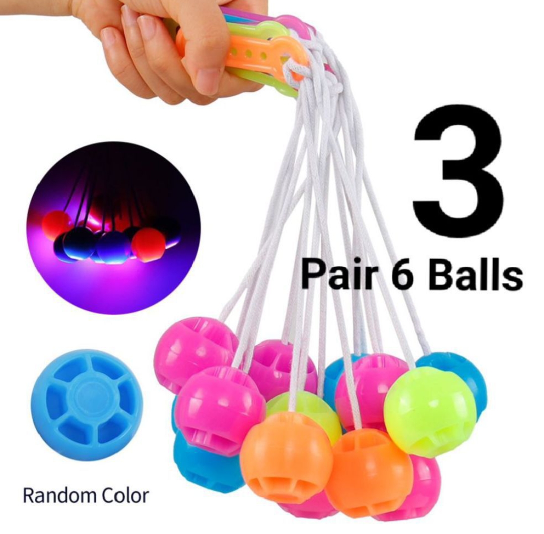 Clacker Ball for kids Kat Kat game string rope Lato Tak Tak game anti ...