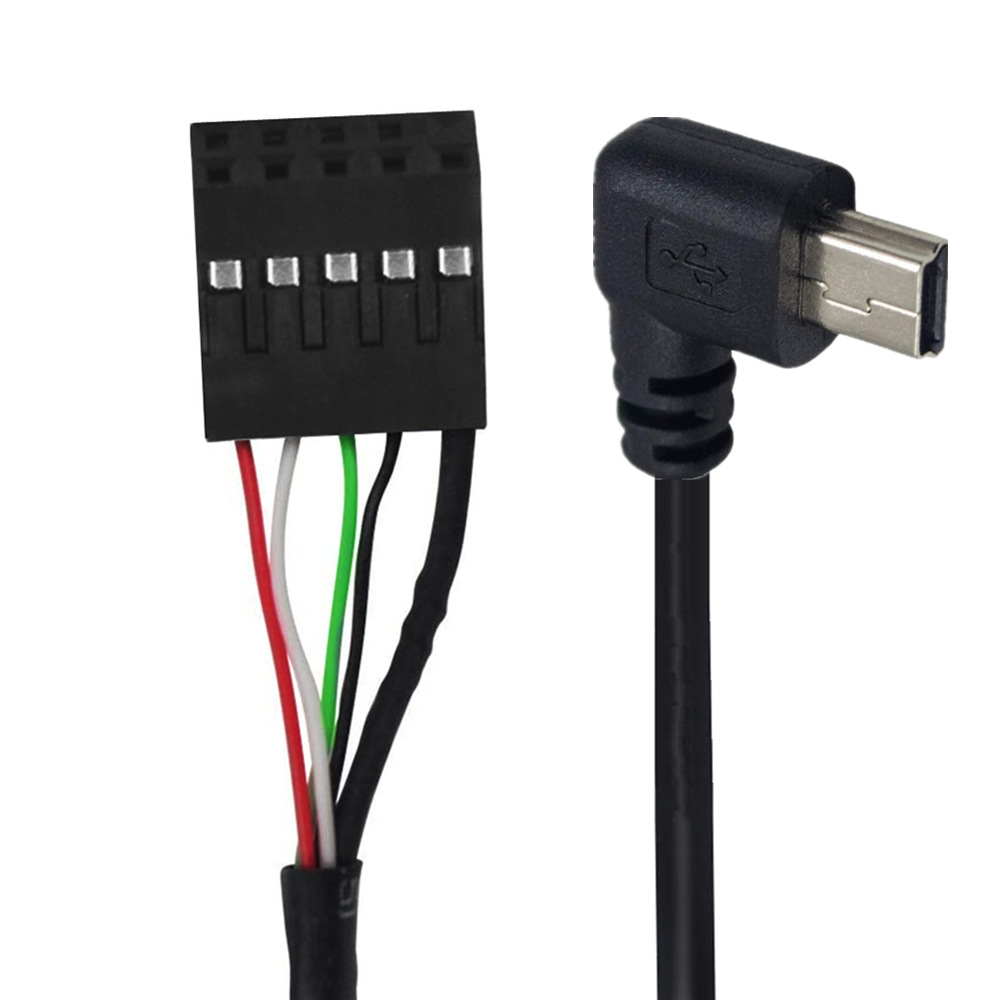 USB Header Cable 50cm Mini 5-Pin Male To 5-Pin Motherboard Female USB 2 ...