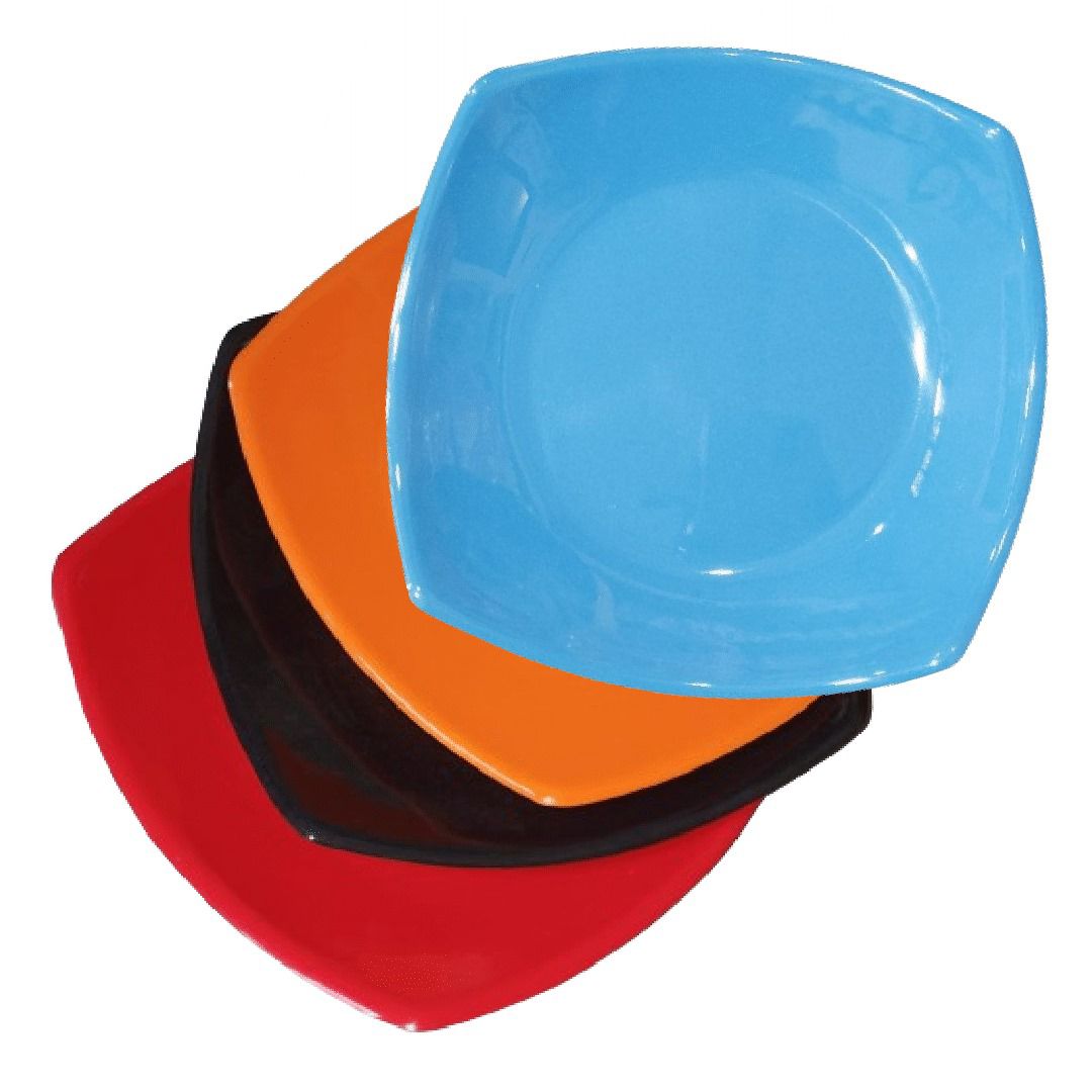 Melamine Dinner Rice Plates Large/Small Size Double Glazed | Daraz.pk