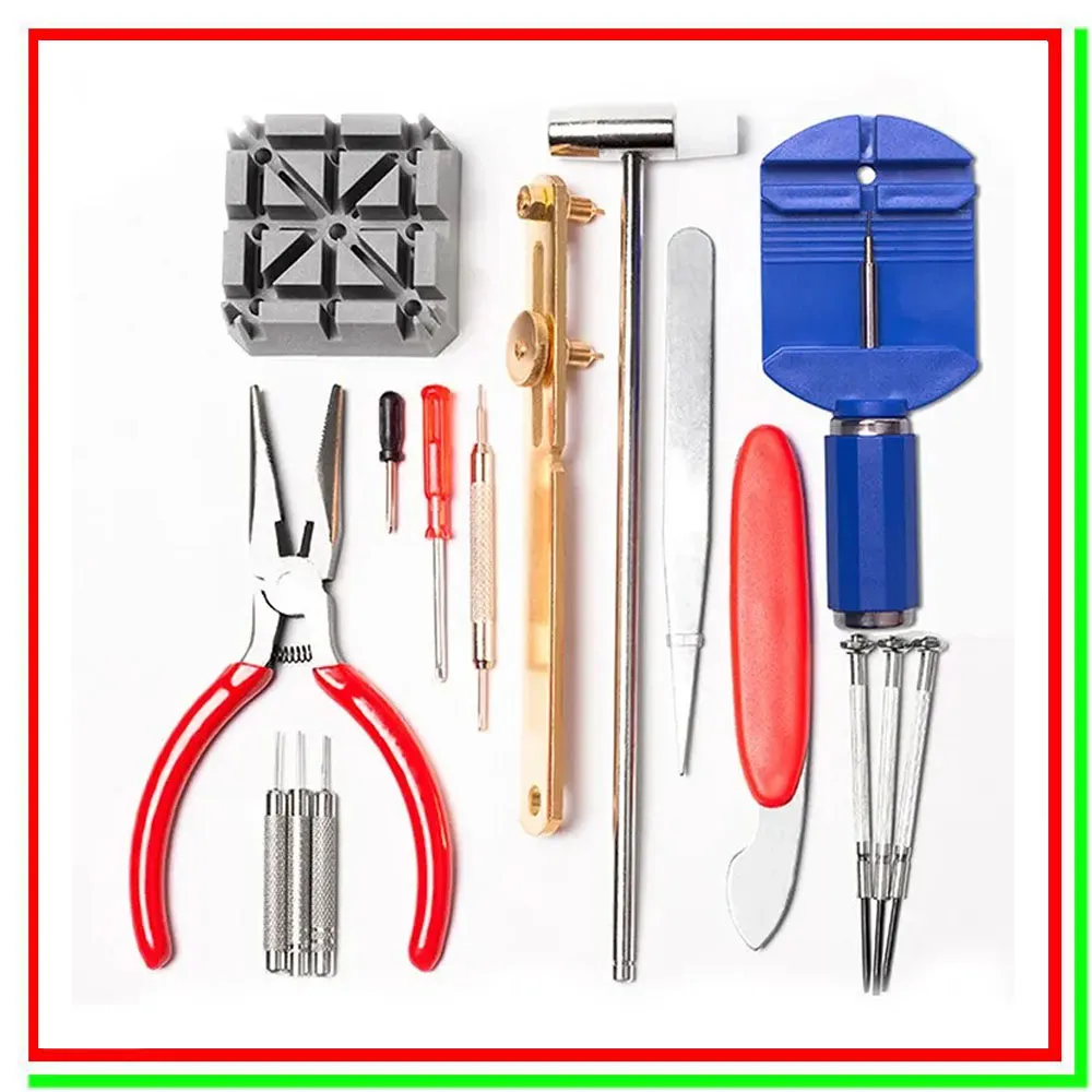 Professional Set of 16 Tool Kits for Watch Repair | Daraz.pk