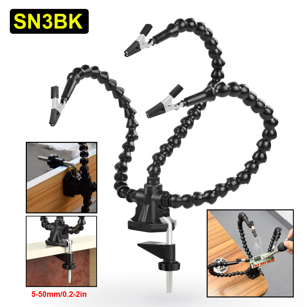 NEWACALOX Multi Soldering Helping Hand Tool Table Clip Third Hand ...