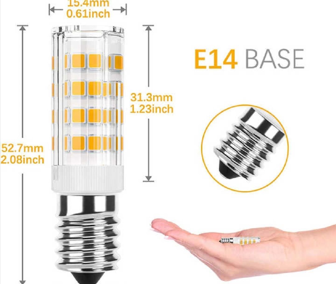 Fridge LED Blub 220v 5watt (Yellow and White Color)E14 Led Bulb 220V ...