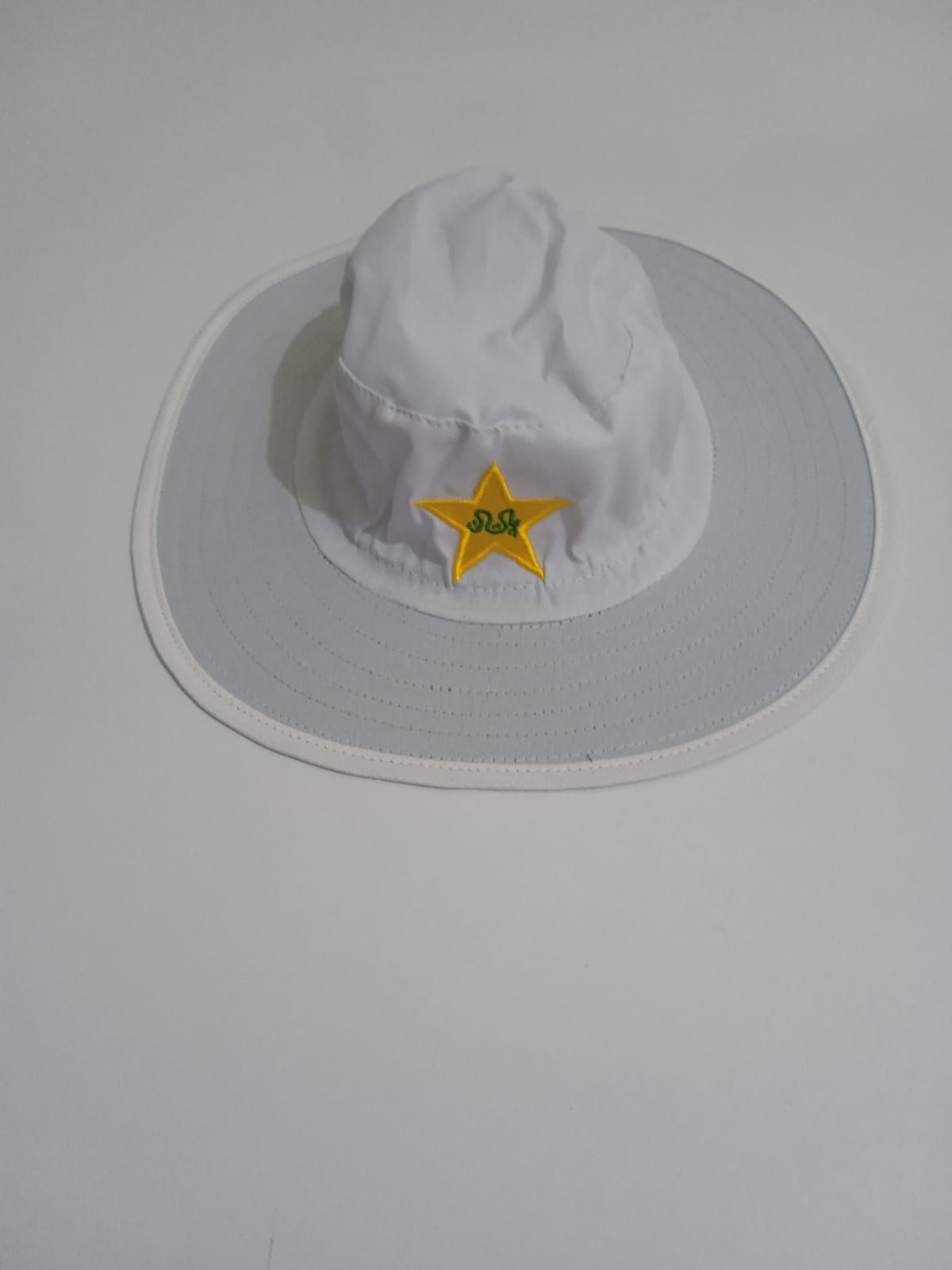 Cricket Hat White Pakistan Logo Cricket Hat | Daraz.pk