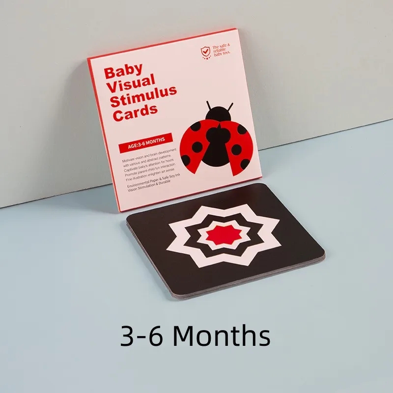 High Contrast Baby Vision Cards Black And White Visual Stimulation ...
