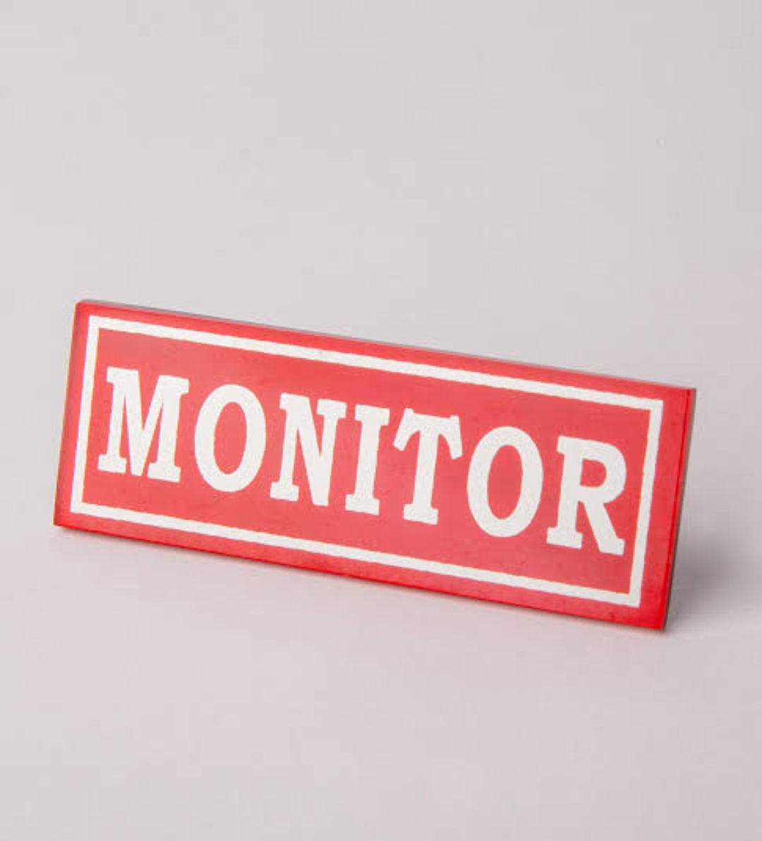Monitor Badge for school and college students | Daraz.pk