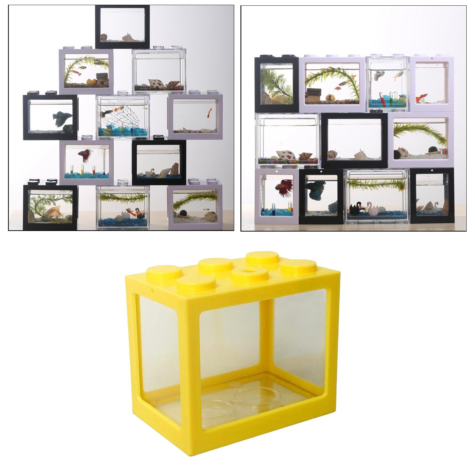 Aquarium Fish Tank, Building Blocks Superimposed Desktop Aquarium ...