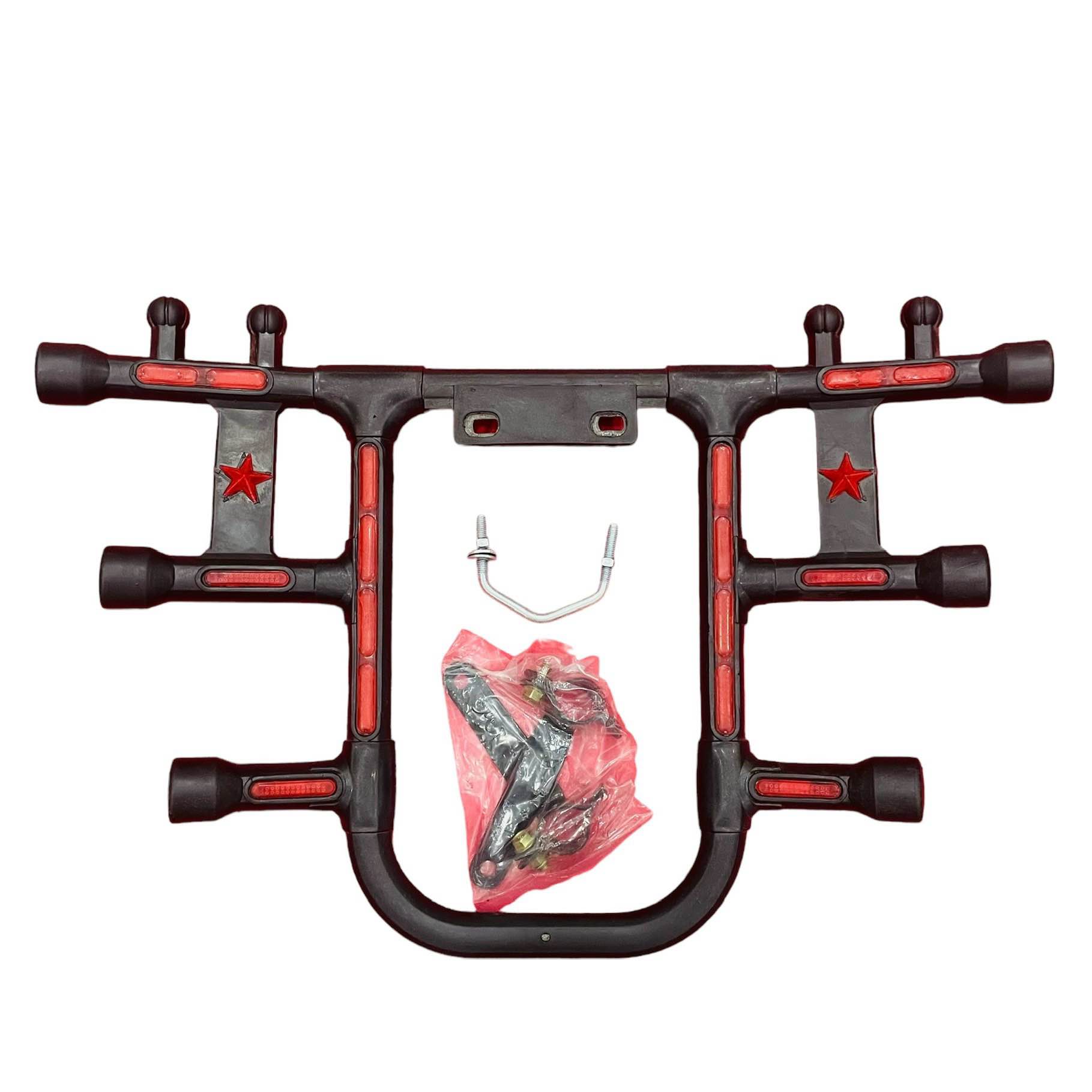 Universal Motorcycle Reflective Crash Protector Bar NEW DESIGN (Safe ...