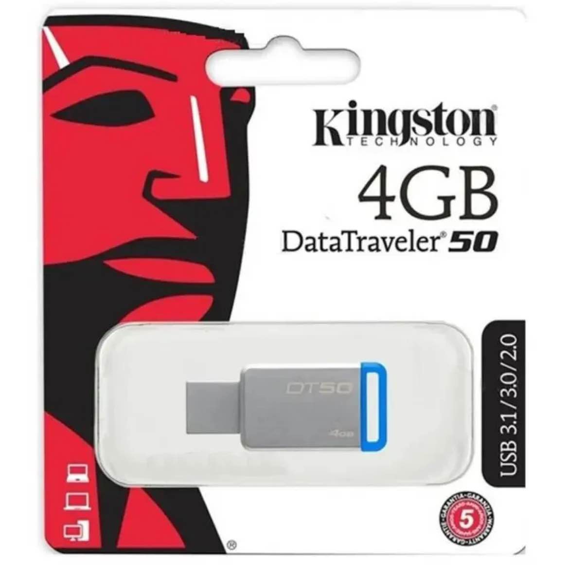 KINGSTON FLASH DRIVE USB METAL BODY DATA TRAVELER USB 4GB, 8GB, 16GB ...