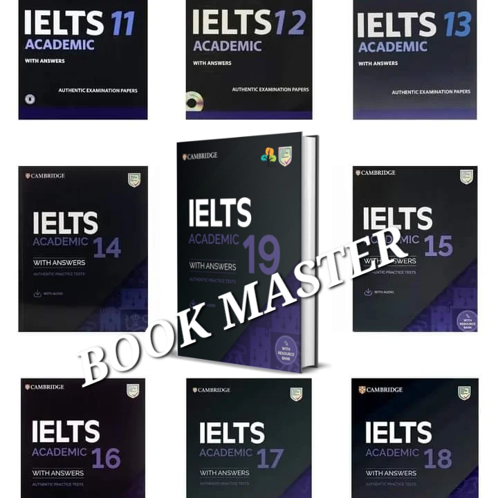 Cambridge English IELTS Academic 11 to 19 9 books with audio qr code | Daraz.pk