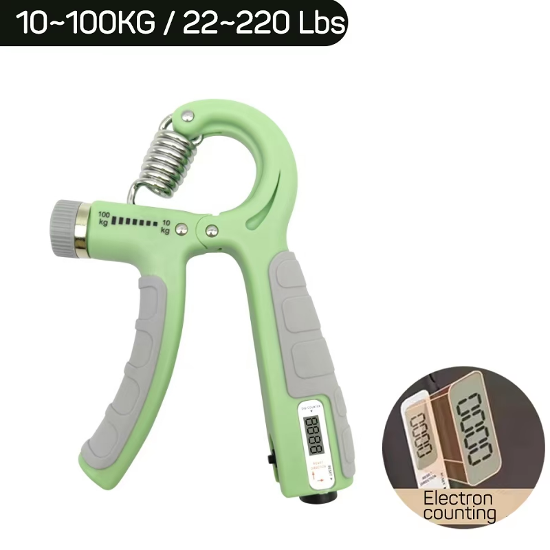 Hand Gripper Adjustable 10-100 KG Counting Grip Strength Device ...