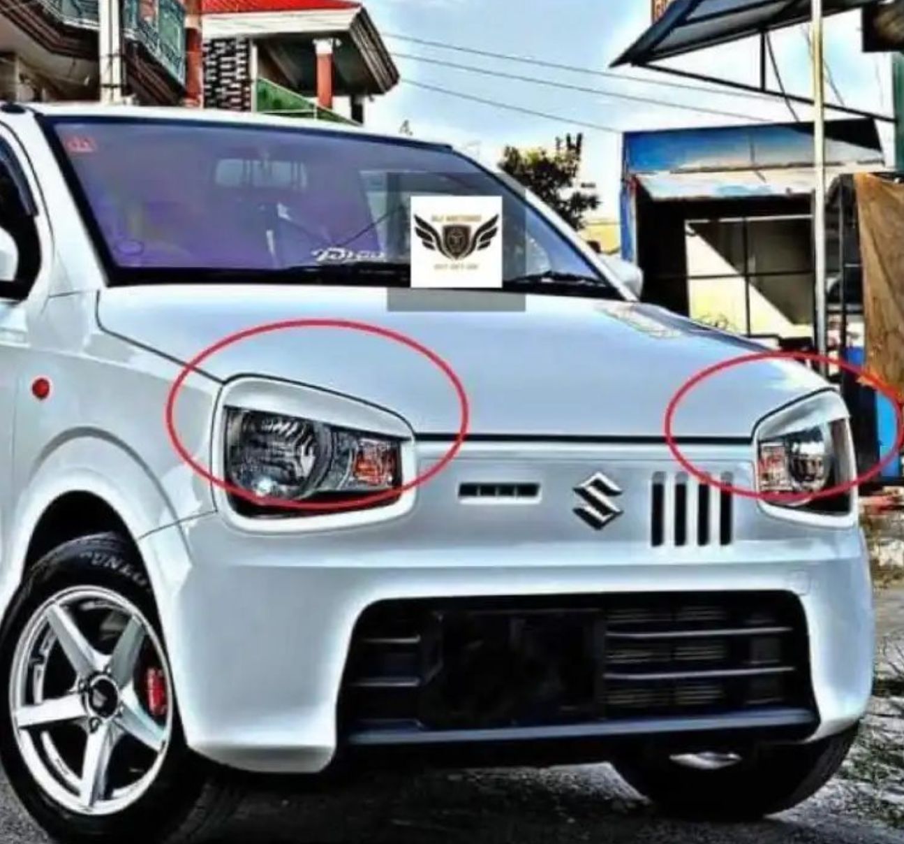 Suzuki Alto Head light Eyebrow / Suzuki alto accessories | Daraz.pk
