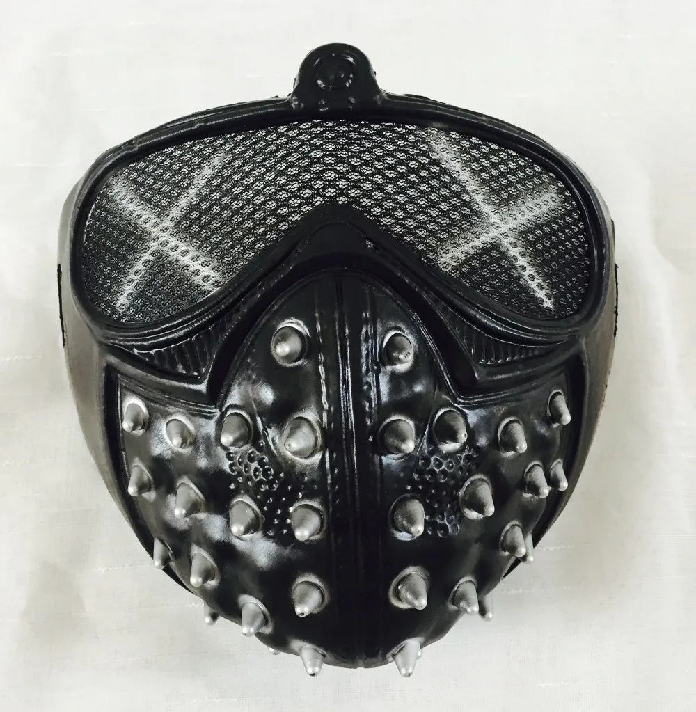 Game Watch Dogs 2 WD2 Mask Marcus Holloway Wrench Cosplay Rivet Face ...