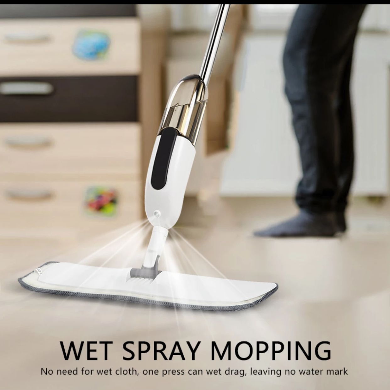 Healthy Spray Mop Flat Mop Floor Cleaner | Daraz.pk