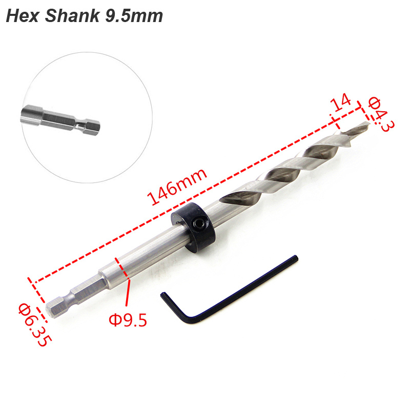 Twist Step Drill Bit With Stoper Locator For Kreg Jig Guide Manual ...