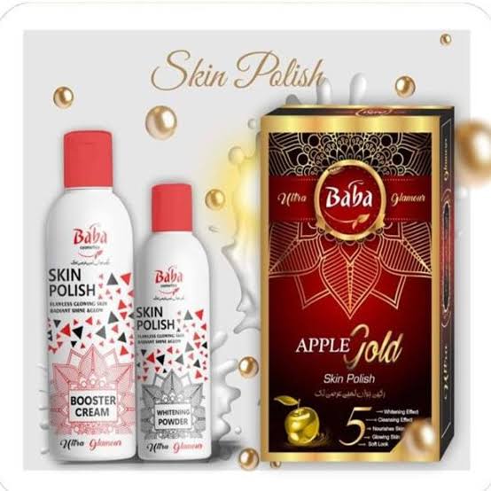 Ultra Whitening Baba Apple Skin Polish Set 200ml | Daraz.pk