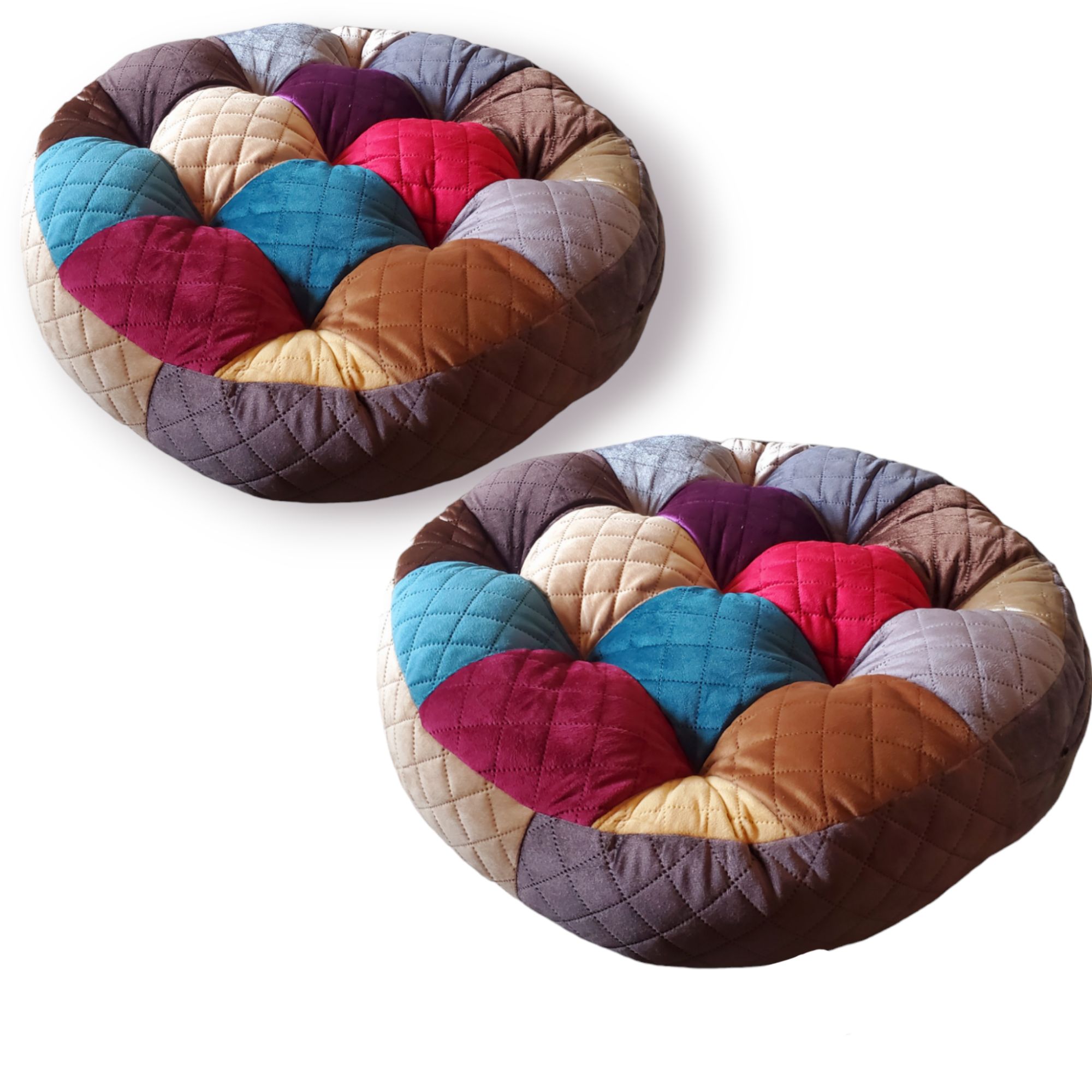 Comfortable Big size floor cushion Big size round shape floor cushion ...