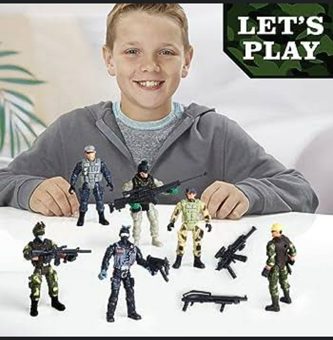 Rotating Realistic 4 Pieces Army Toy Soldiers Play Set | Daraz.pk