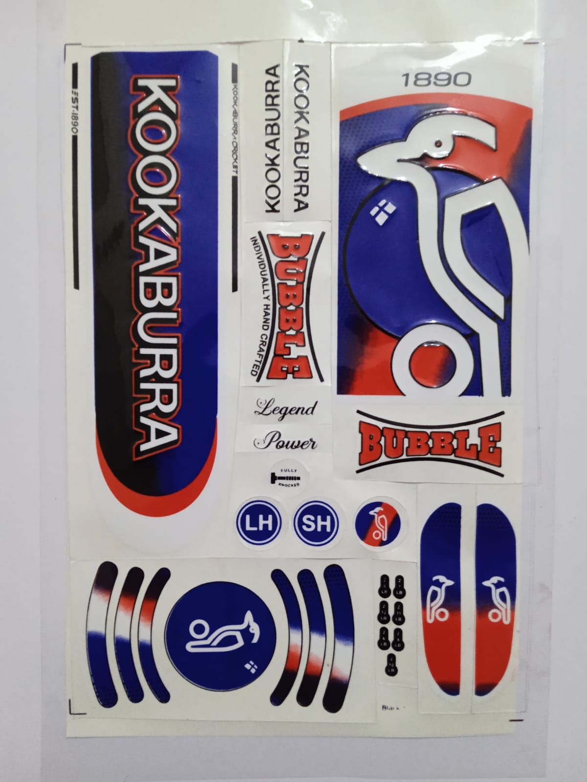 New 3D 2024 Latest KOOKABURRA (BUBBLE) Legend Power BLUE & RED Edition ...