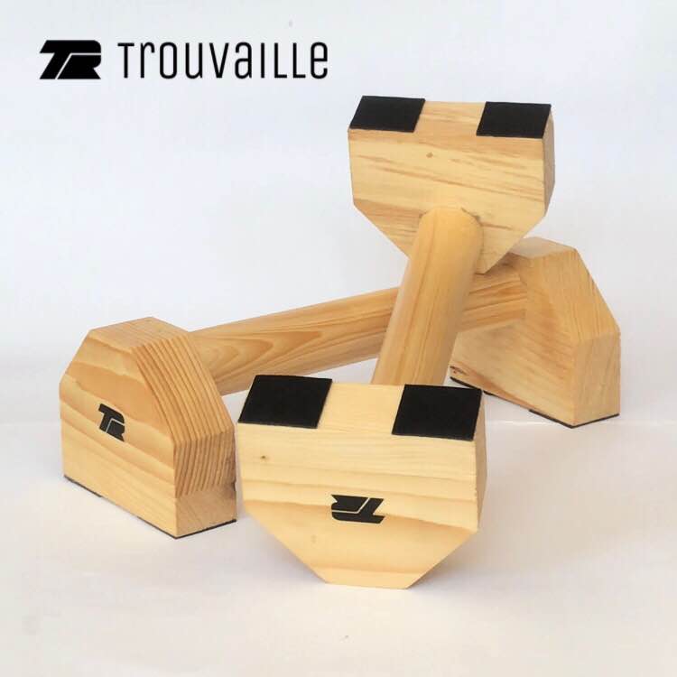 Wooden Parallettes | Parallettes | Push Up Stand Parallel Bars | wood ...