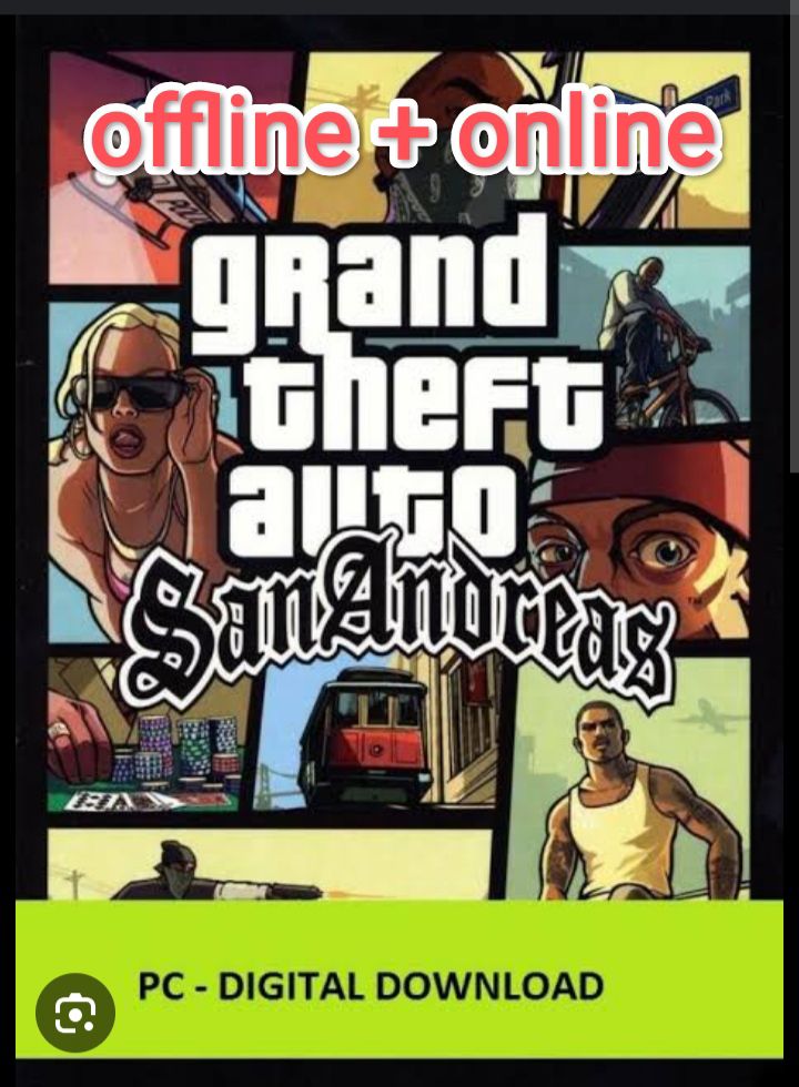 Gta San offline+online (qr code or urgent) | Daraz.pk