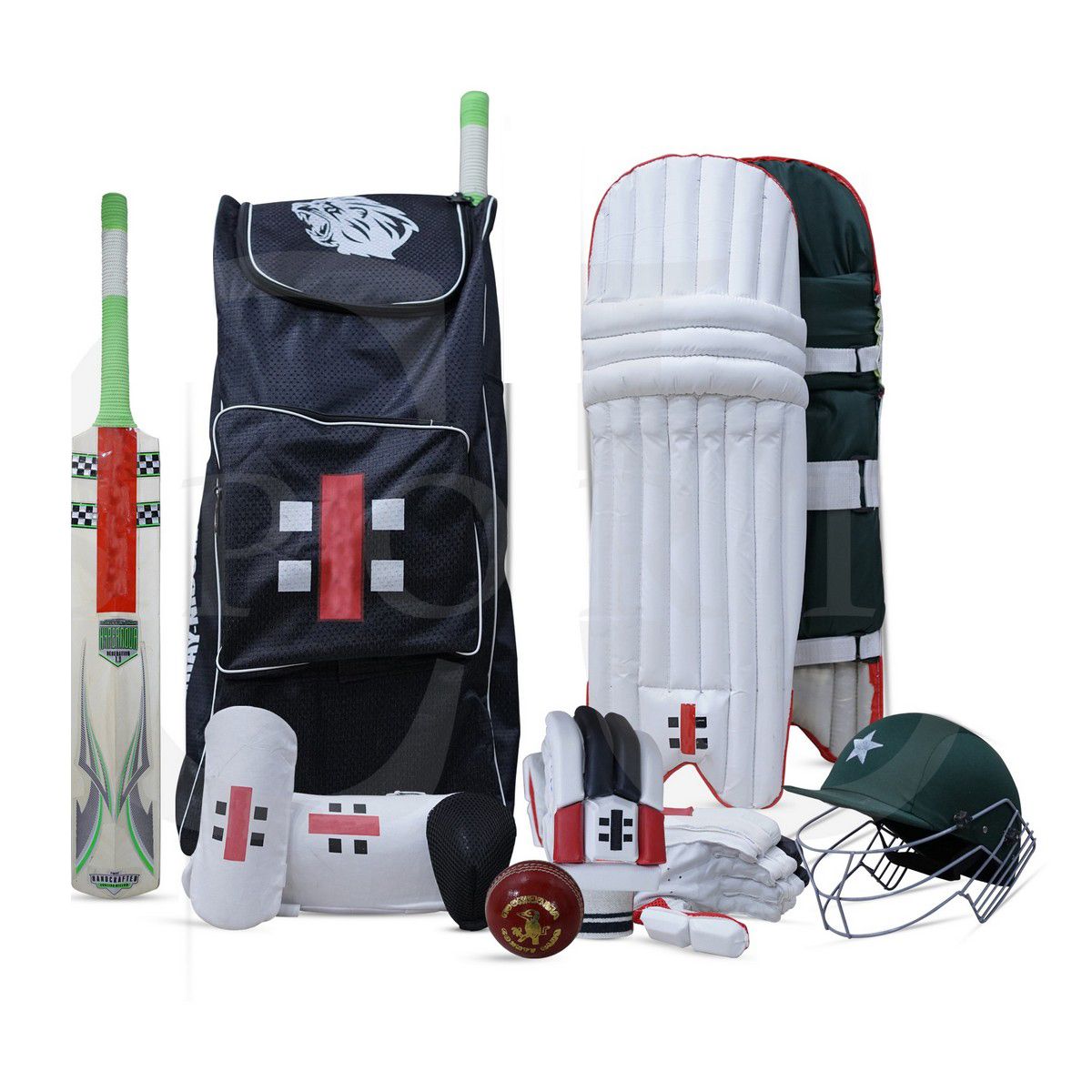Pack of 10 Professtional Cricket Kit for Club level Player Of Beginners ...