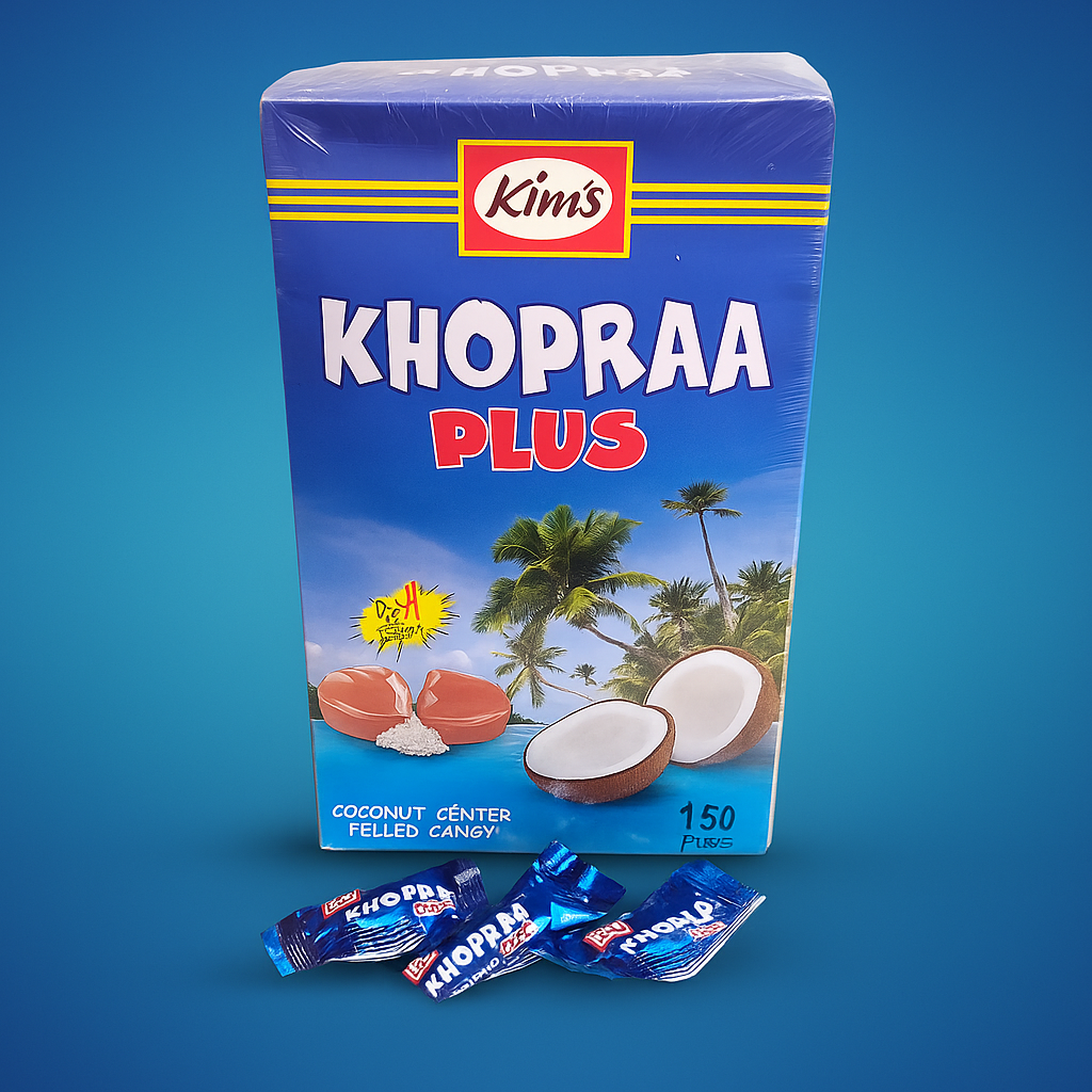 Khopra Plus Coconut Candy – Pack of 70 Pcs | Sweet Coconut Flavored ...