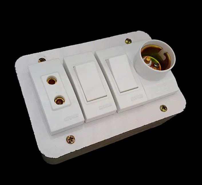 Complete electrical bord with switchs (1 bord ) | Daraz.pk