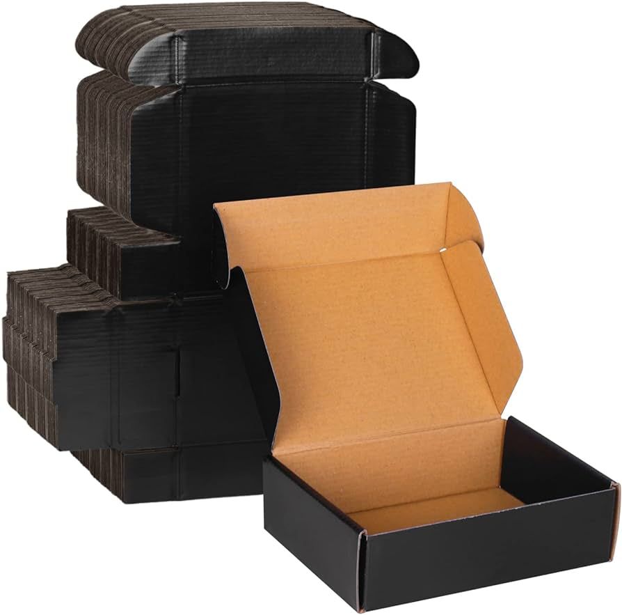 Premium Black Boxes 9X6X2.5 inches With Lamination - Bundle of 10/20/50 ...