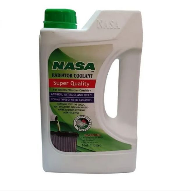 Car Radiator Coolant (green) NASA 1 Liter Anti Rust & Anti Freeze ...