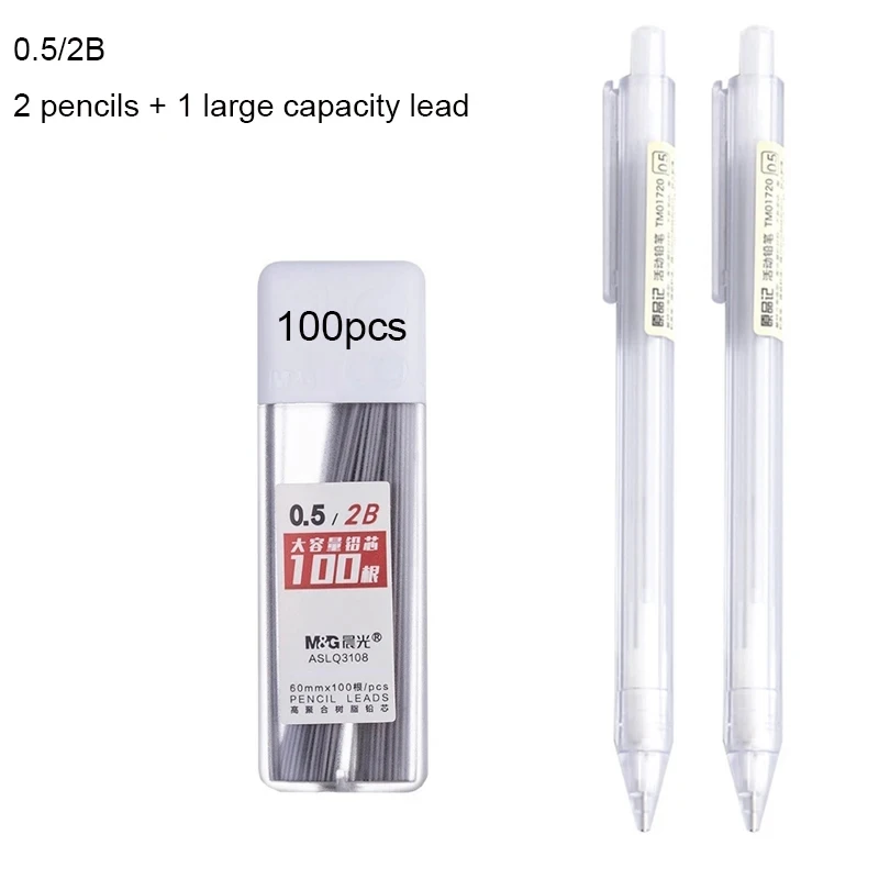 2B/HB Mechanical Pencil Leads Set 0.5/0.7mm Automatic Pencil Core ...