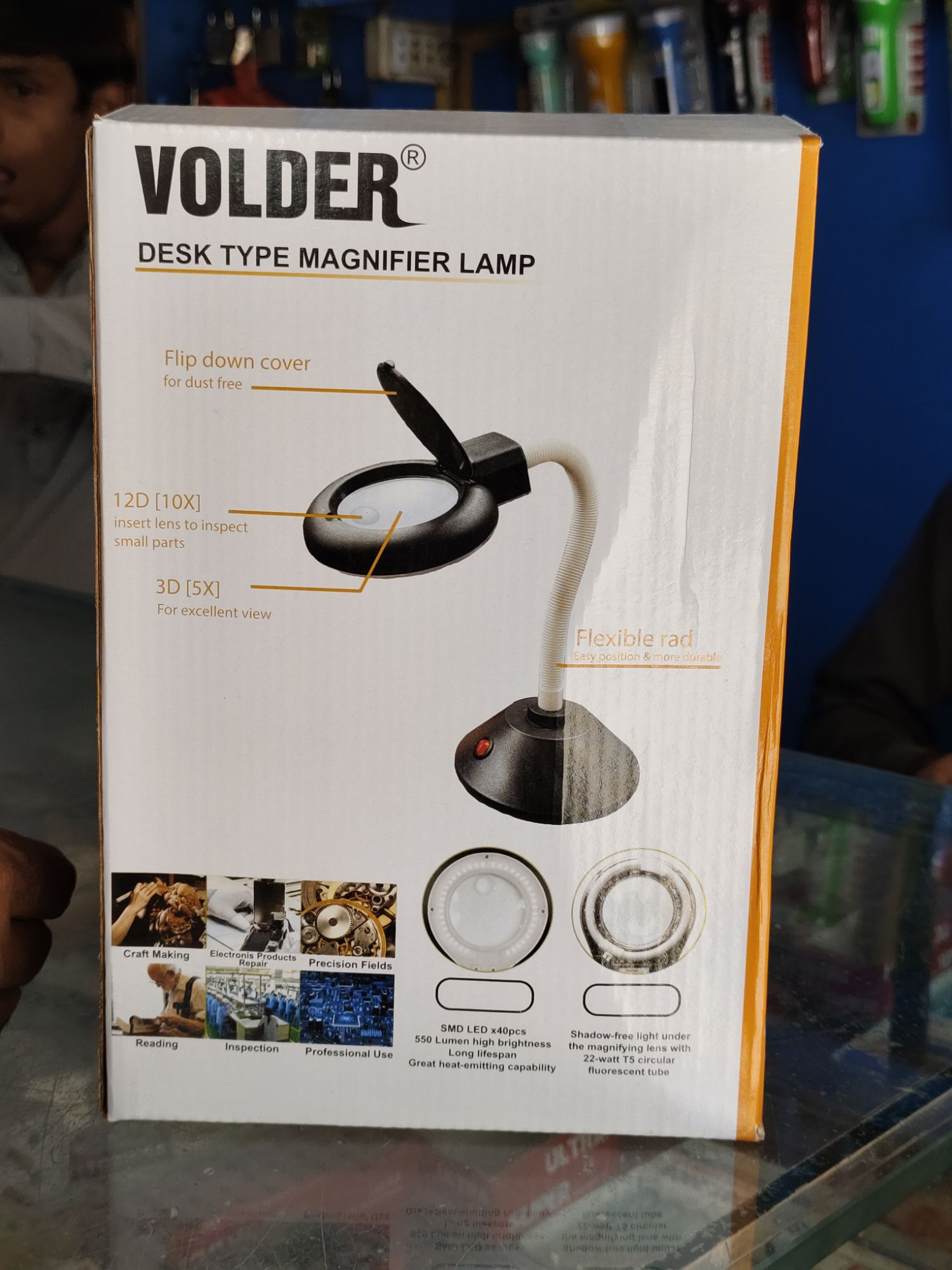 Table Lemp With Magnifying Lens For Study And Work Ultra Bright Lamp ...