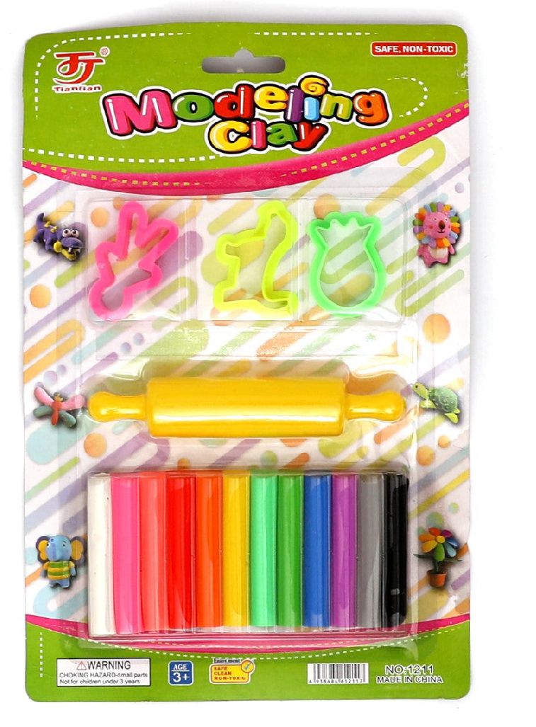 Modeling Clay have 12 different colors with attractive character and ...