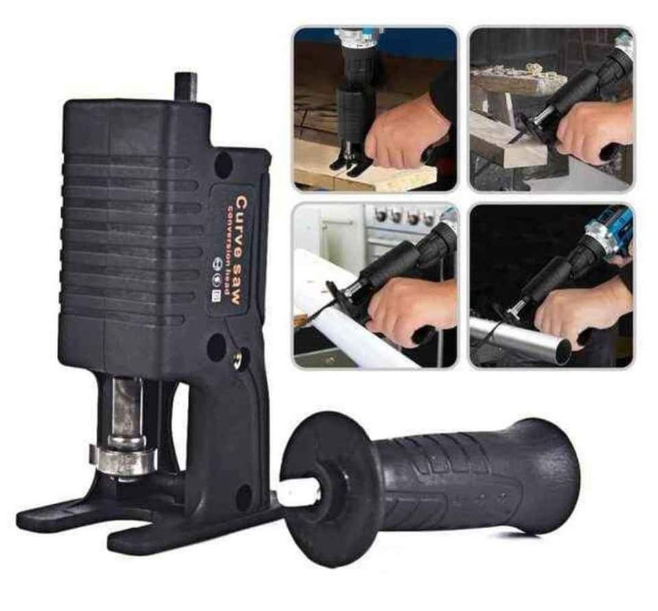 Portable jigsaw attachment for drill machine easy to use and connect ...