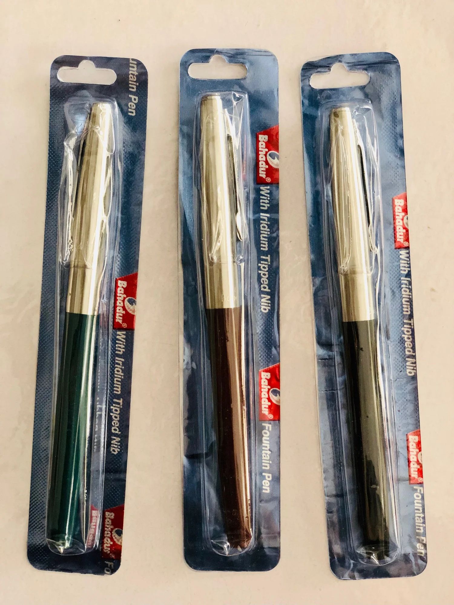 Pack of 2 Fountain Pen # 443 - Classic Fountain Ink Pen for School ...
